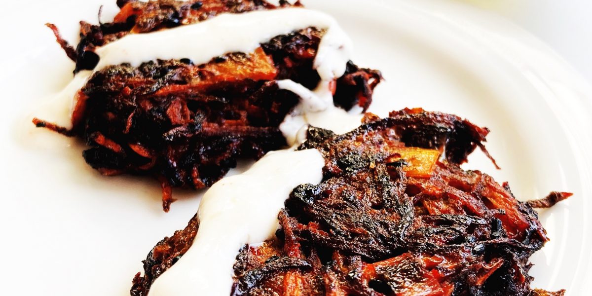 Beetroot rosti - Eating Ideas A recipe for beetroot rosti