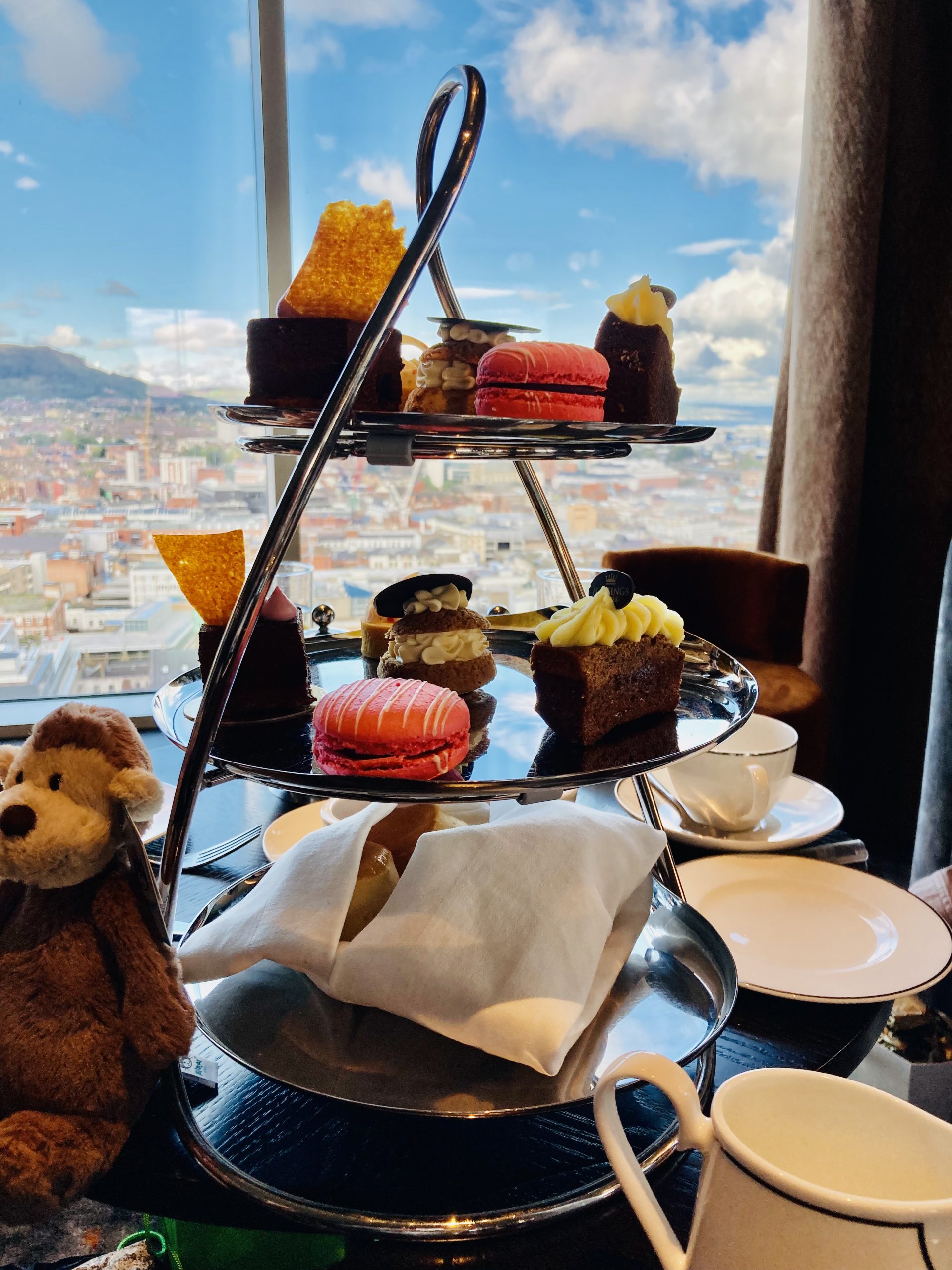 Afternoon tea in Grand Central Hotel, Belfast - Eating Ideas