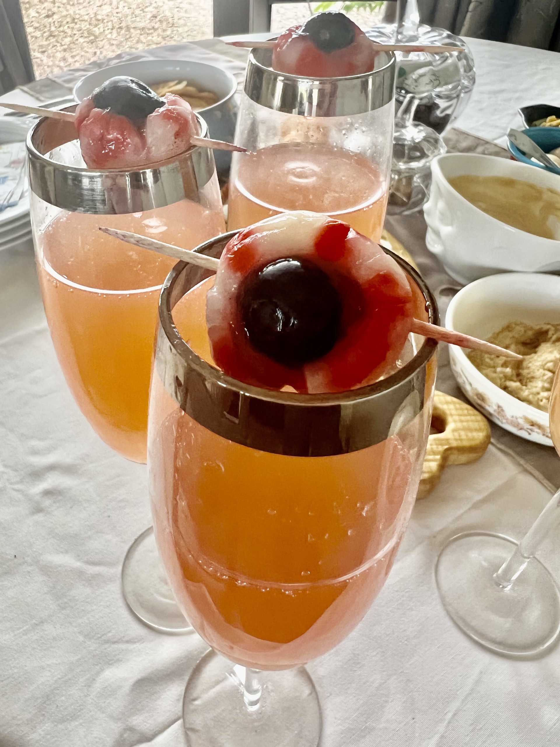 spooky eyeball drinks toppers- perfect for Halloween